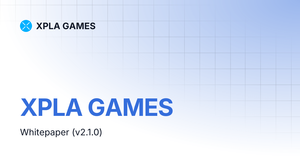 XPLA GAMES | XPLA GAMES
